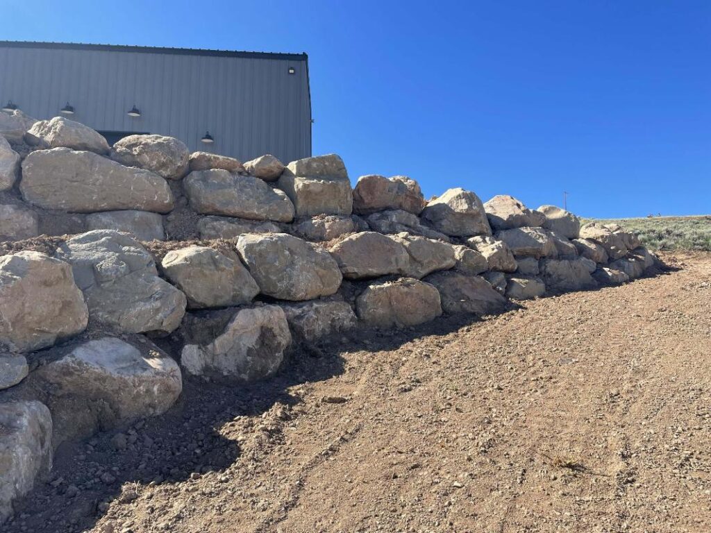 Logan, Utah Boulder Wall & Landscaping Boulders - Ascent Landscaping